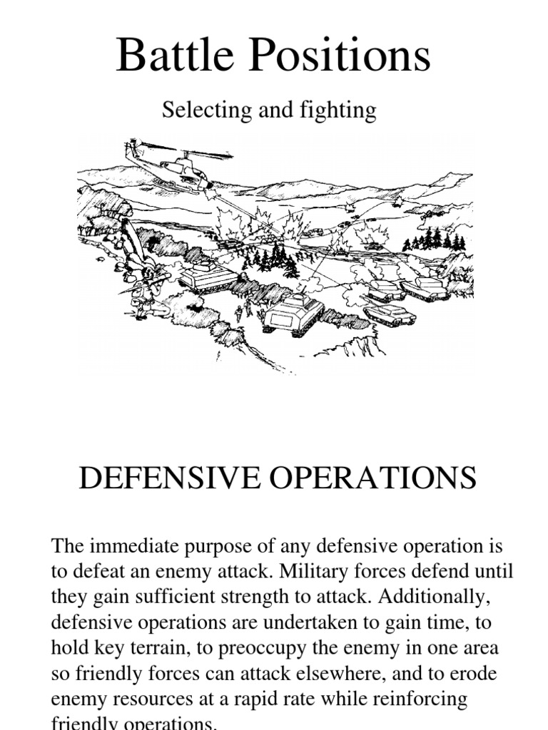 Platoon Battle Position Planning Guide | PDF | Technology & Engineering ...