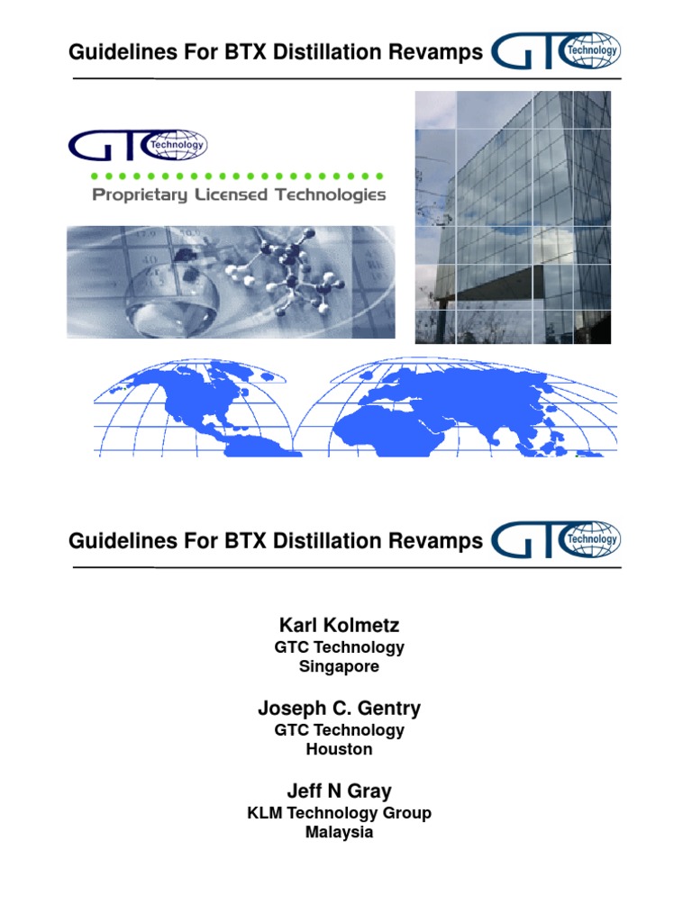 GTC BTX Revamps - Rev Intro (Compatibility M | PDF | Distillation | Solvent