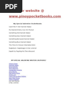 Tagalog Pocketbook Romance Overview | PDF | Prose | Novels