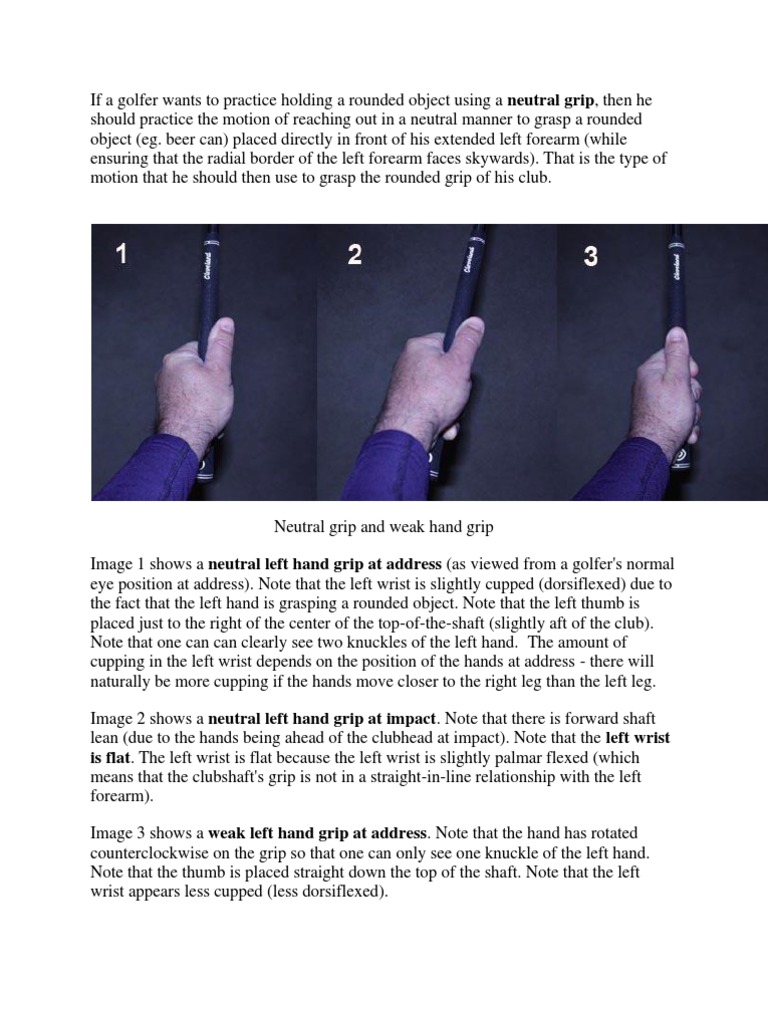 Golf | PDF | Golf Stroke Mechanics | Hand