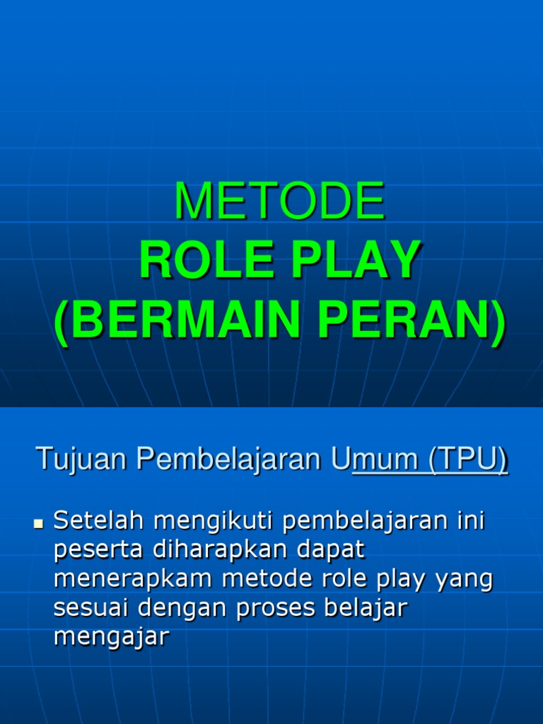 Metode Role Play | PDF