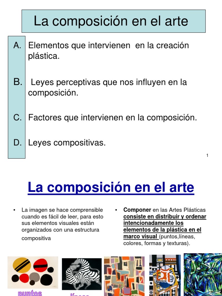 La+composición+en+el+arte | Composición (artes visuales) | Ritmo