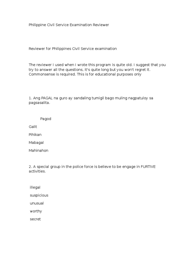 Civil service questionnaire | Global Warming | Civil And Political Rights