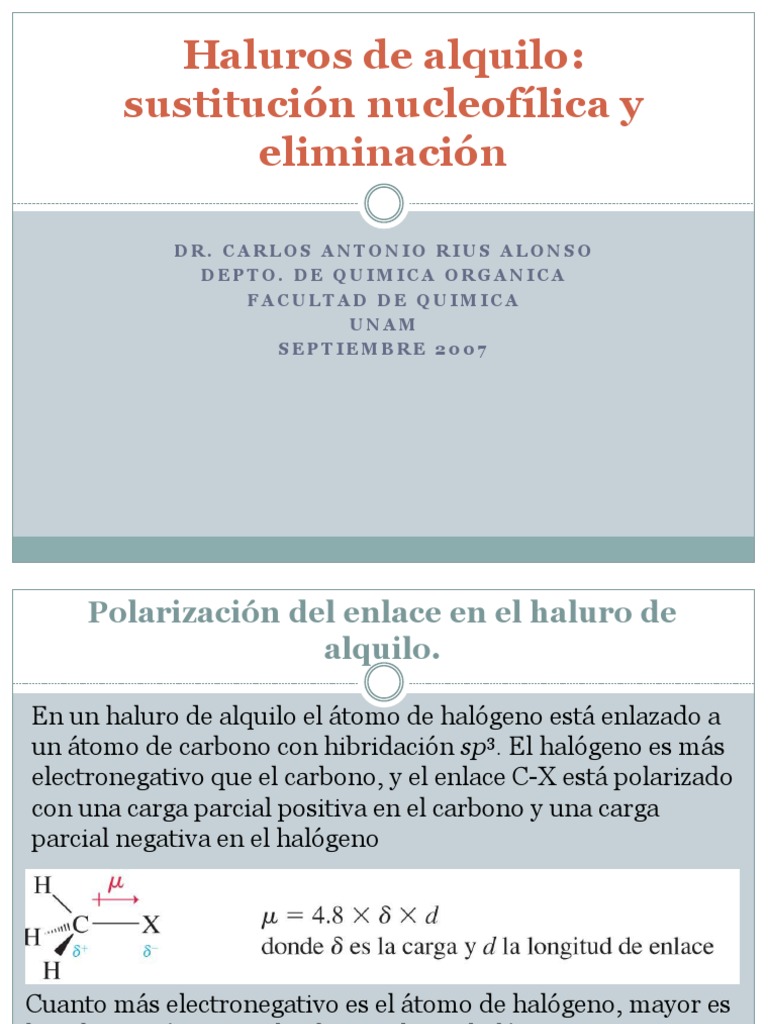 6 Nucleofilo | PDF | Enlace químico | Compuestos químicos