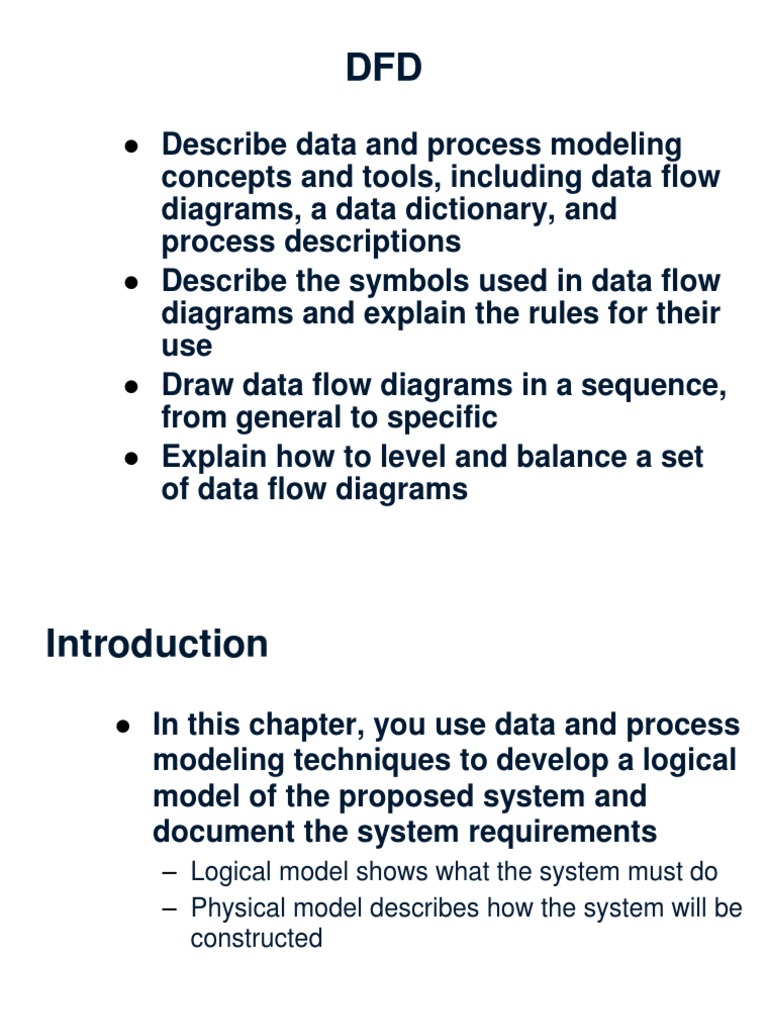 DFD and Data Dictionary - SAD 6e | Download Free PDF | Systems Theory ...