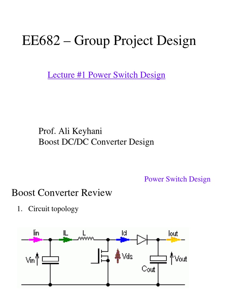 Boost Converter Design Overview | PDF | Science & Mathematics | Computers