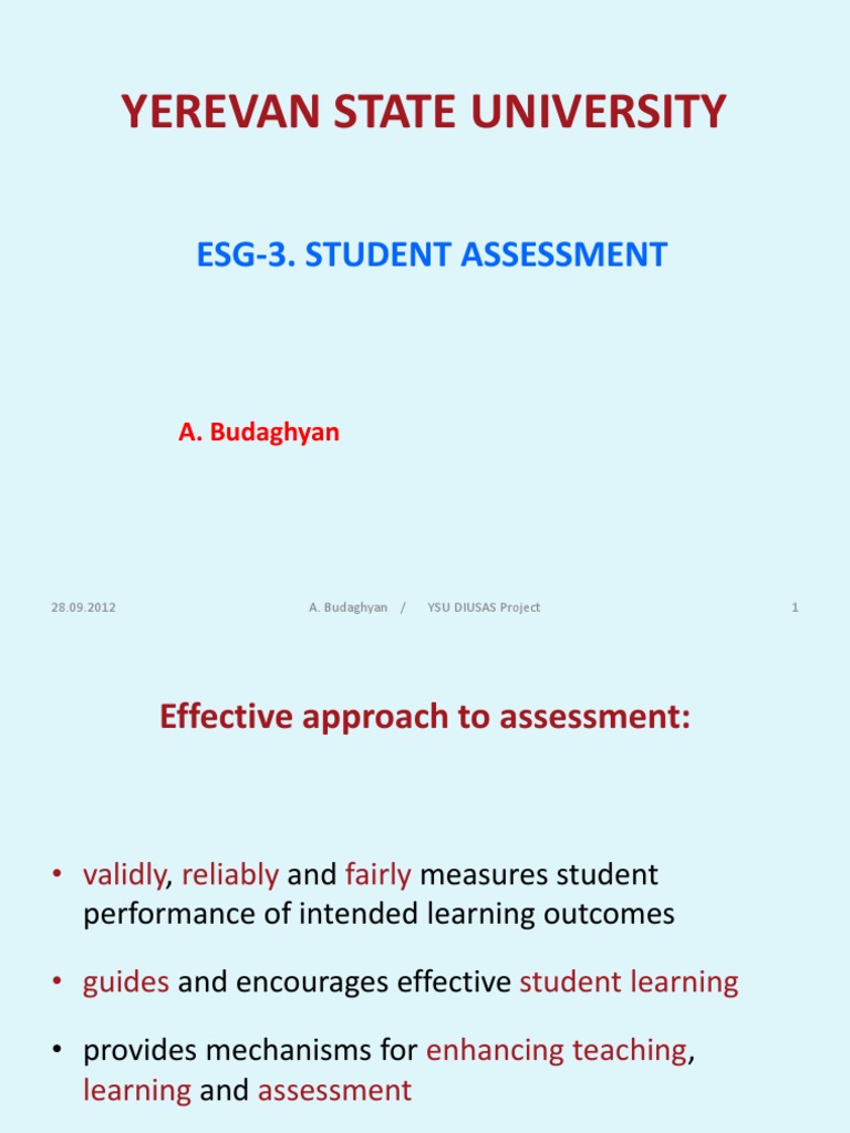 5 Student Assessment Pdf Educational Assessment Multiple Choice