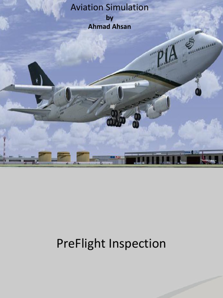 Lec1 3.18.13 - Preflight Inspection | PDF | Airplane | Takeoff