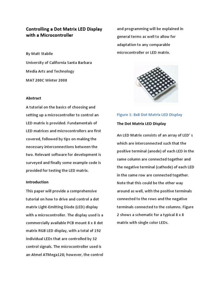 MAtrix 8x8 | PDF | Science & Mathematics | Technology & Engineering
