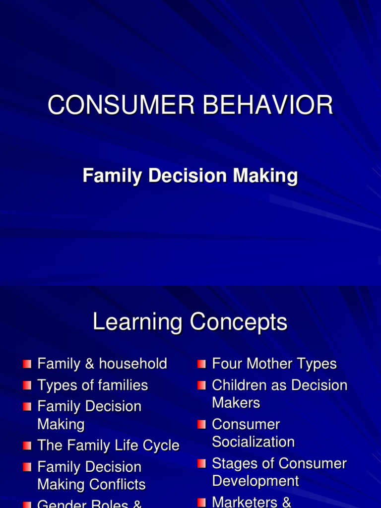 Family Decision Making