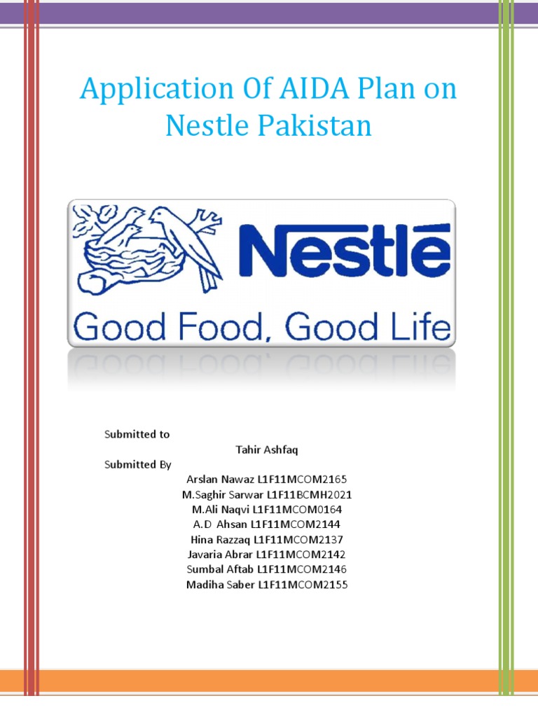 AIDA Plan and Nestle Pakistan | PDF