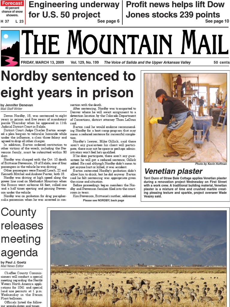 Mountain Mail | PDF | Municipal Bond | Bonds (Finance)