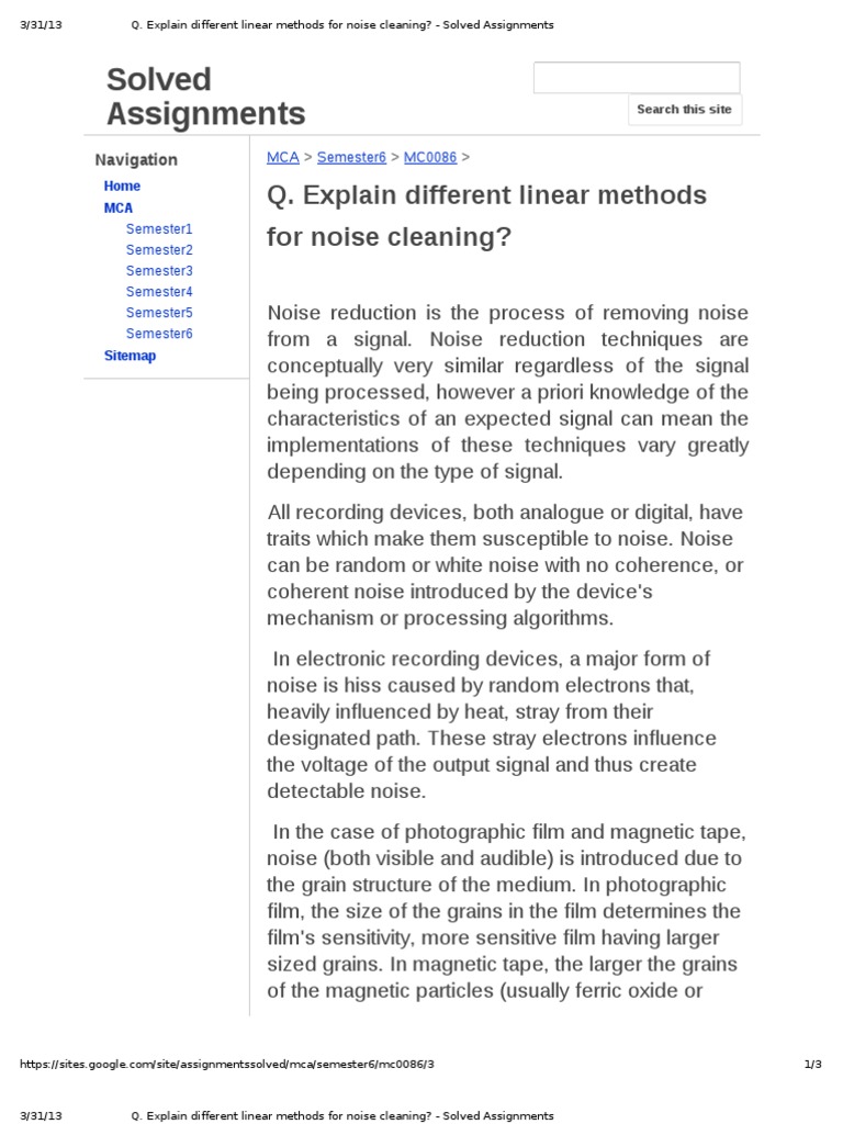 Mca MC0086 | PDF | Signal Processing | Algorithms