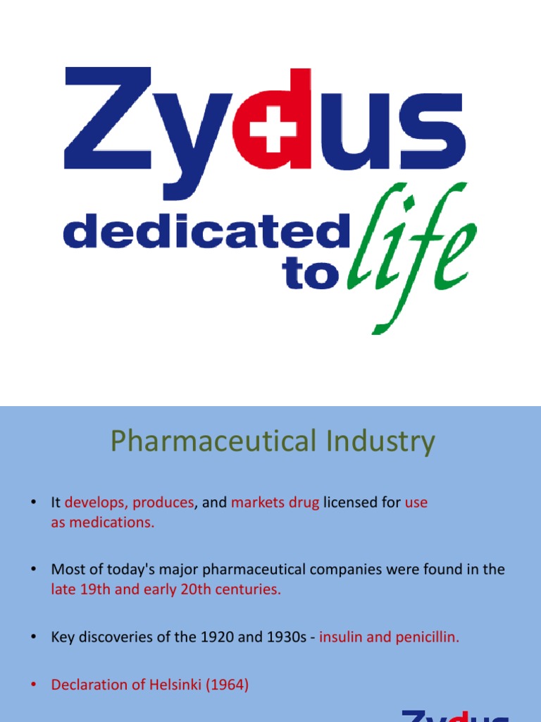 Zydus | Pharmaceutical Drug | Pharmaceutical Industry | Free 30-day ...