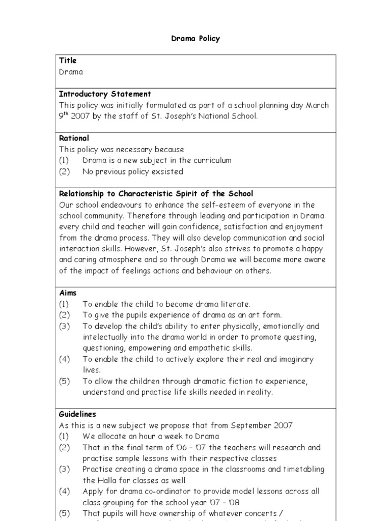 Exploring Drama Through Role-Play and Creative Expression: A ...