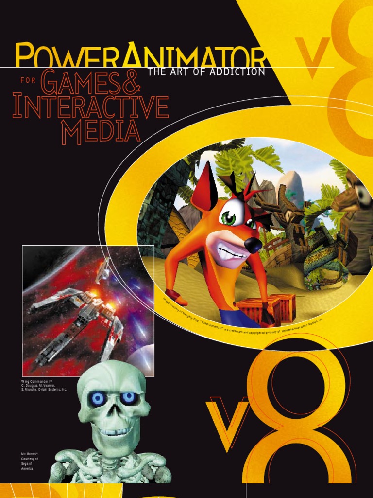 PowerAnimator 8 Games Flyer | PDF | Texture Mapping | Computer Graphics