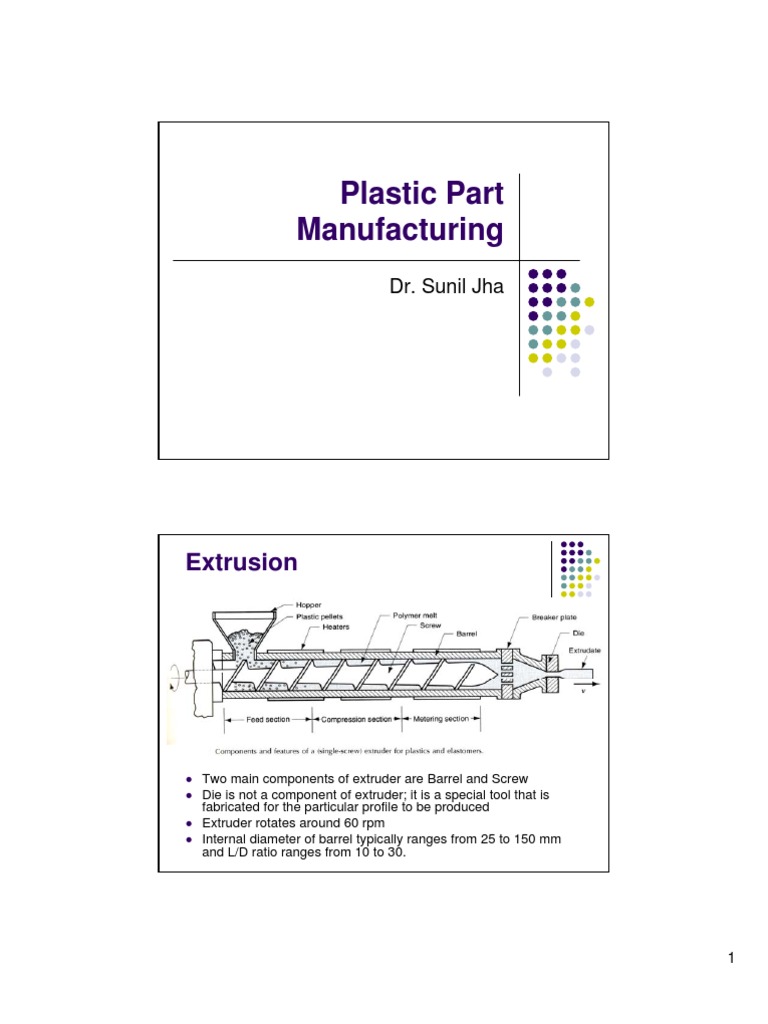 L10 Plastic Parts | PDF | Extrusion | Production And Manufacturing