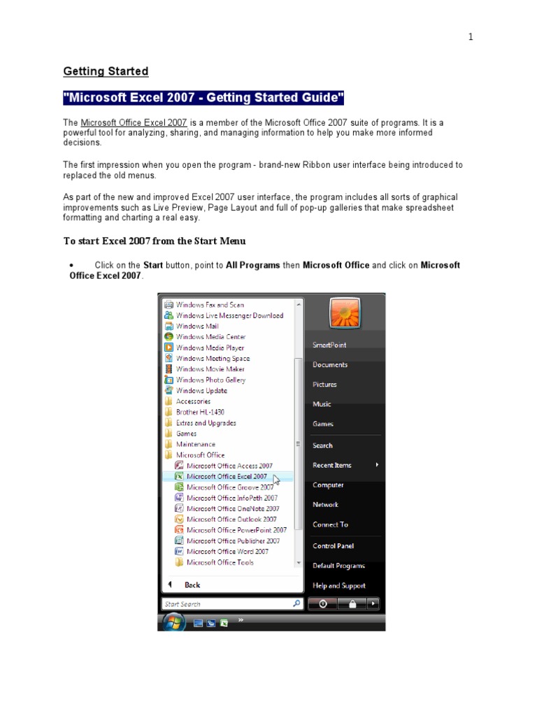 Tutorial - One On MS Excel | PDF | Microsoft Excel | Tab (Gui)