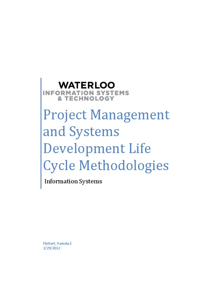 Project Management Methodology | PDF | Project Management | Software ...