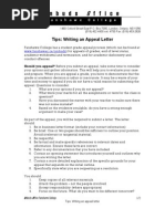 Sap Appeal Sample Letter | PDF | Student Financial Aid In The United ...