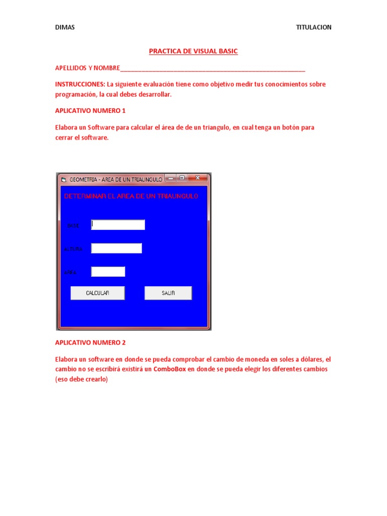 Software de Programación en Visual Basic | PDF | Tecnología