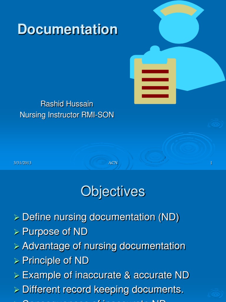Documentation.ppt | Nursing | Accuracy And Precision | Free 30-day ...