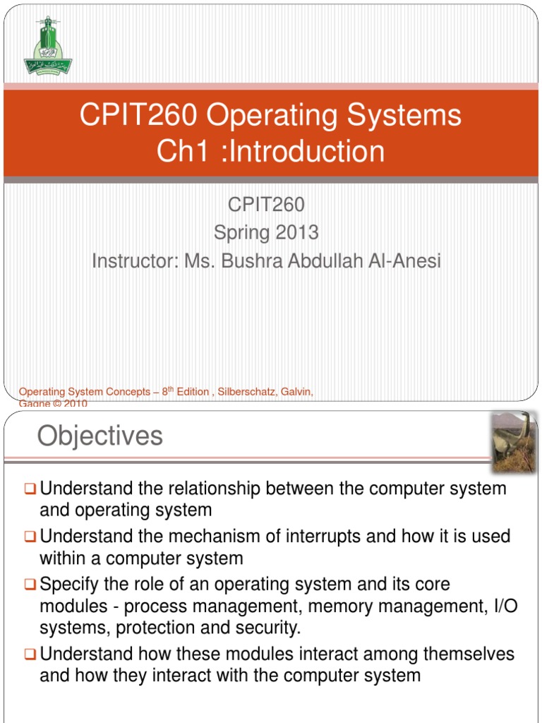 OSIT CH 1 | PDF | Operating System | Process (Computing)