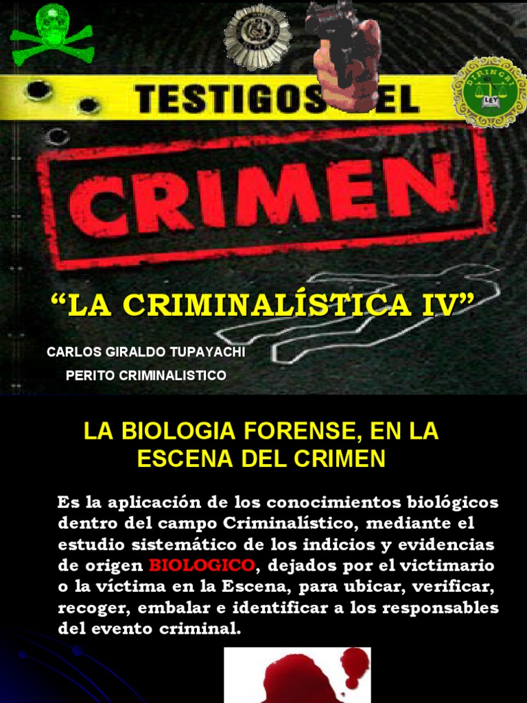 Imagen De Criminalística En Escena Del Crimen Pdf Toxicología