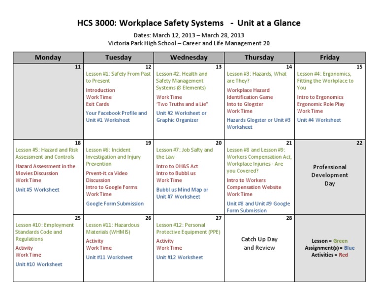 Hcs 3000 Calendar | PDF