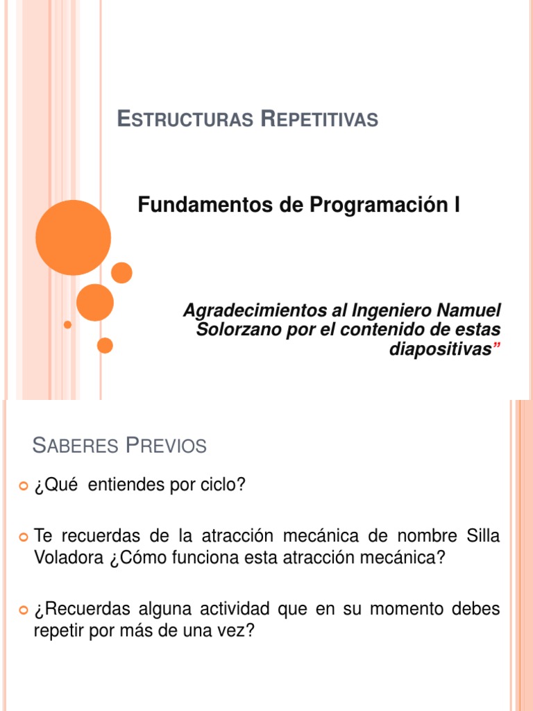 Estructura Repetitivas MQ | PDF | Algoritmos | Ingeniería de software