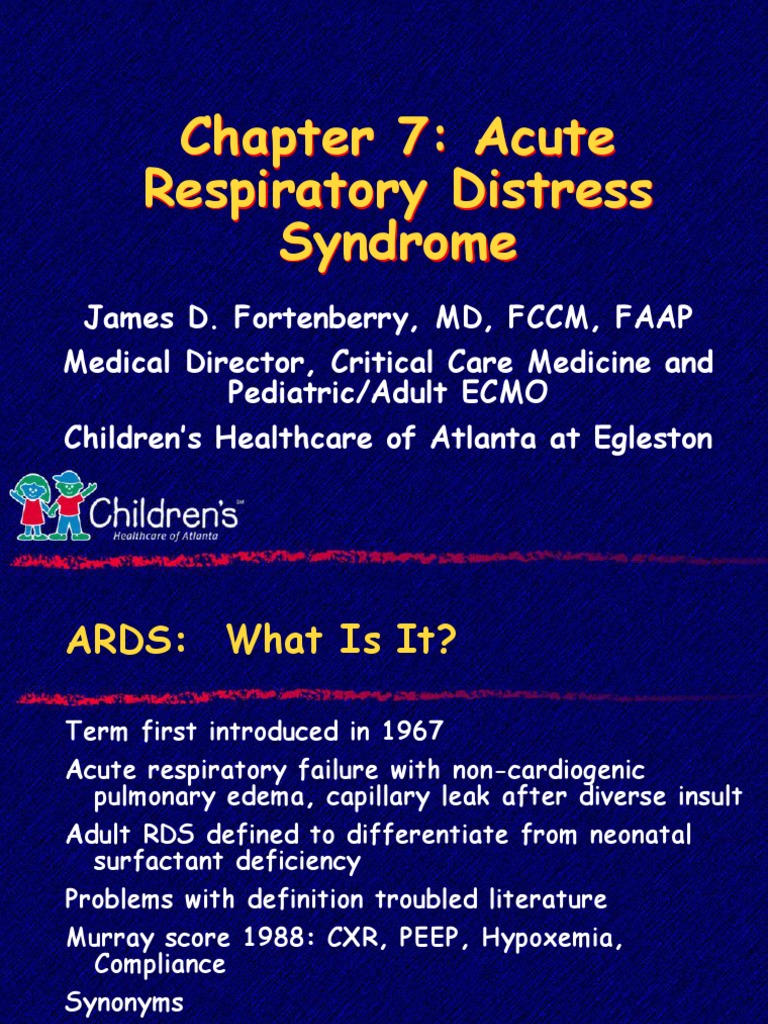Ards | PDF | Pulmonology | Health Sciences