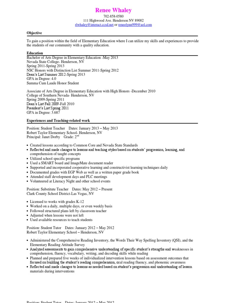 Resume | Reading Comprehension | Reading (Process)