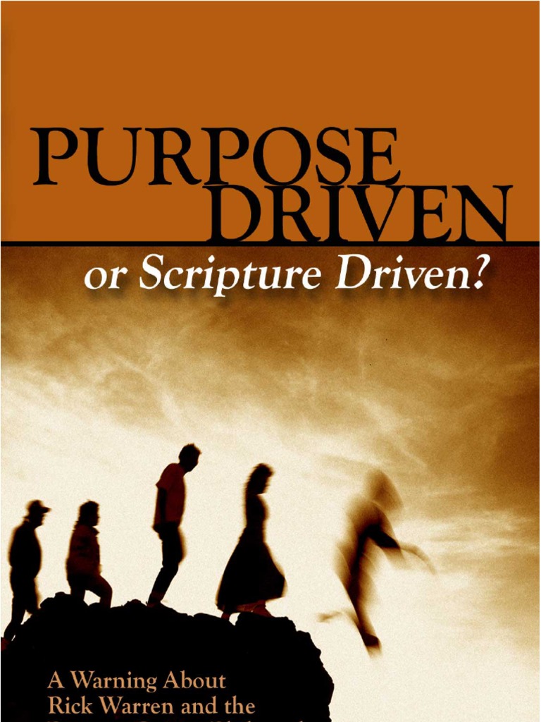 Purpose Driven or Scripture Driven | PDF | Repentance | Christian ...