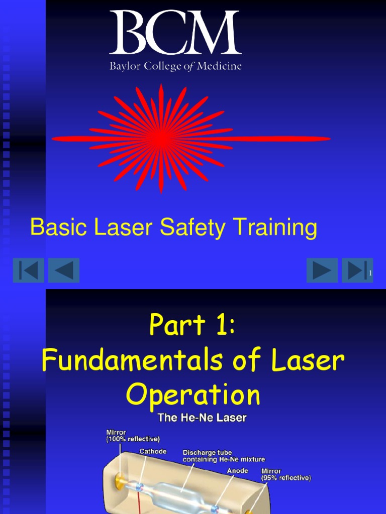 Basic Laser Safety Training Fundamentals | PDF | Laser | Light