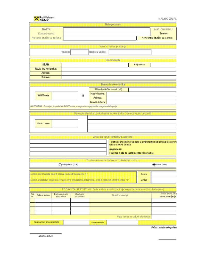 Nalog 70-Raif.b | PDF