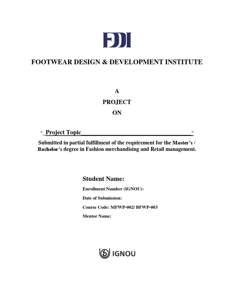 Footwear Design Project Submission | PDF
