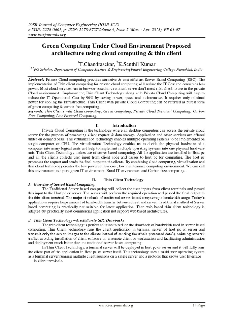 Http://iosrjournals org/IOSR-JCE HTML | Download Free PDF | Cloud ...