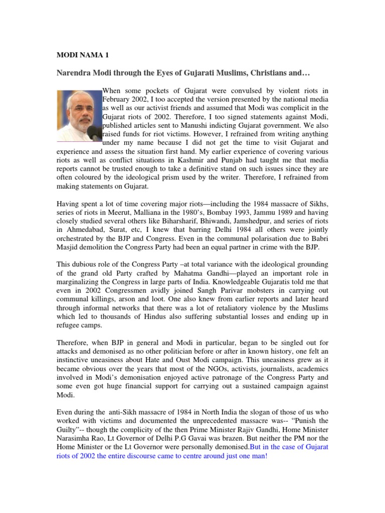 MODINAMA 1 by Madhu Purnima Kishwar | PDF | Narendra Modi | Bharatiya ...