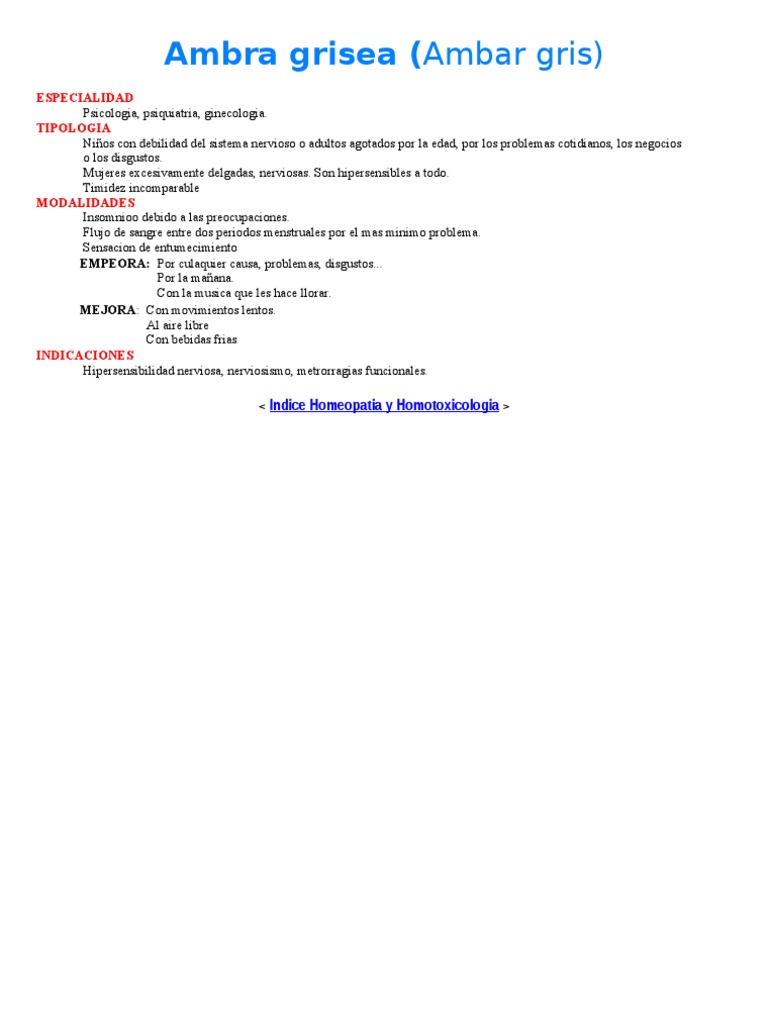 Ambra Grisea | PDF | Especialidades Medicas | Medicina CLINICA
