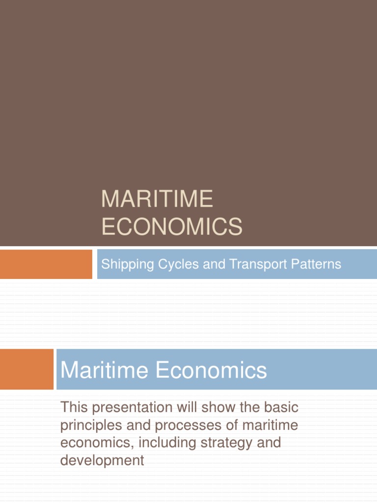 Maritime Economics | PDF | Oil Tanker | Logistics