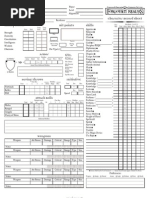 Character Sheet To SW5e | PDF | Role Playing Games | Leisure