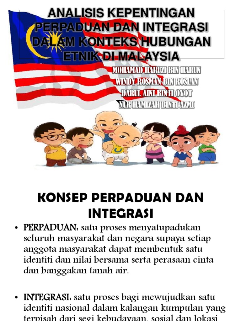 Analisis Kepentingan Perpaduan Dan Integrasi Dalam Konteks Hubungan | PDF