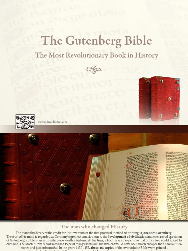 Gutenberg Bible | PDF | Johannes Gutenberg | Text