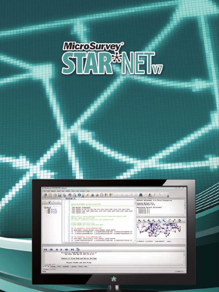 Brochure STARNET Web | PDF | Auto Cad | Surveying