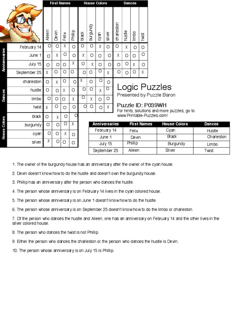 Logic Puzzle | PDF
