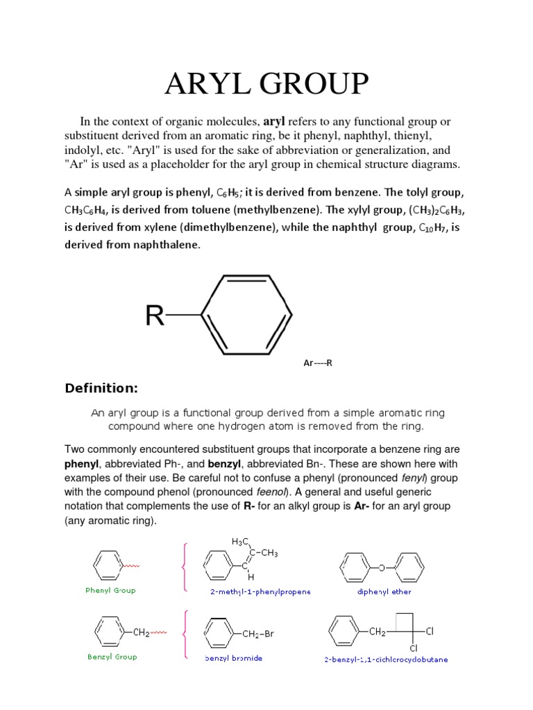 Aryl Group | Pyridine | Heterocyclic Compound