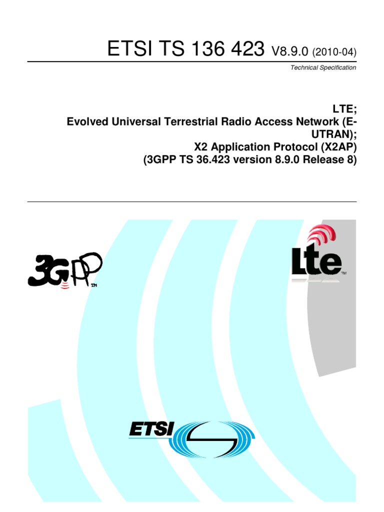 X2 Application Protocol (X2AP) | PDF | 3 Gpp | Networks