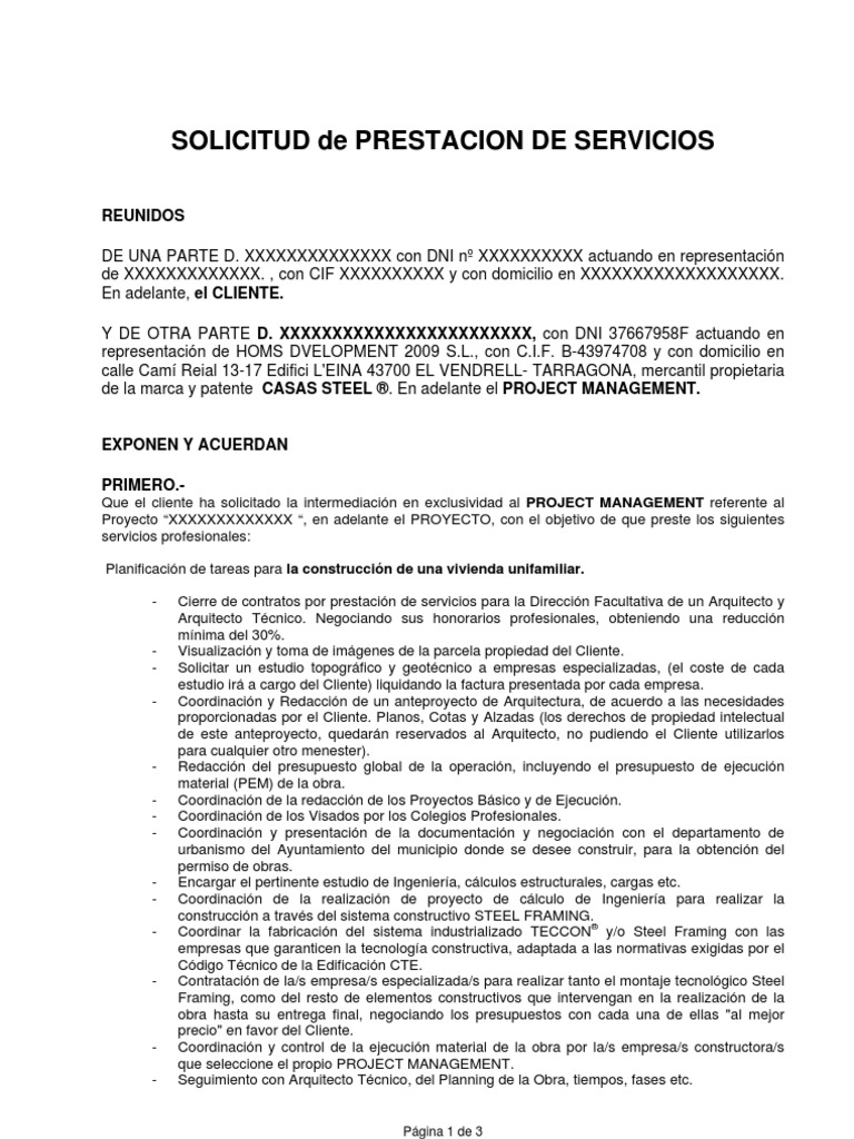 Contrato Project Manager | Presupuesto | Bancos | Prueba gratuita de 30 ...