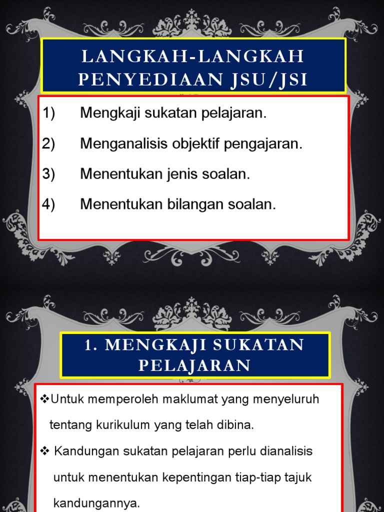 Langkah JSU | PDF