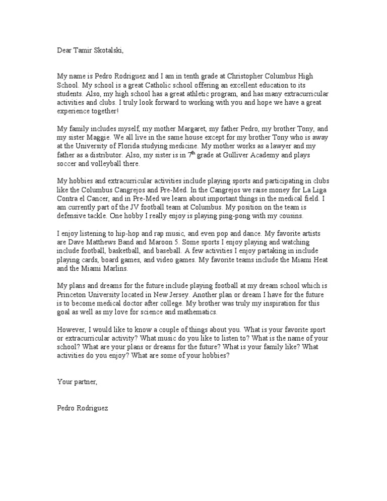 Letter of Introduction - Booksharing Project | PDF